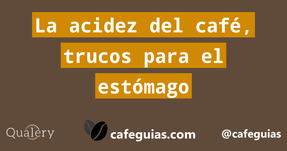 La acidez del café, trucos para el estómago - Café Guía